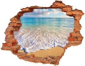 Wallmuralia Fotoobraz díra na stěnu Hawajská pláž 90x70 cm