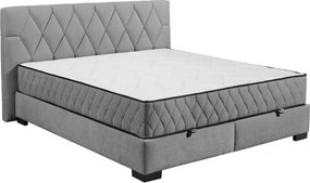 XXXLutz AMERICKÁ POSTEL, 180/200 cm, antracitová MID.YOU - Postele s úložným prostorem - 002220053813