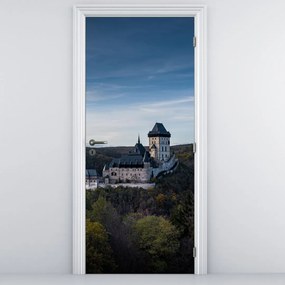 Fototapeta na dveře - Karlštejn (95x205cm)