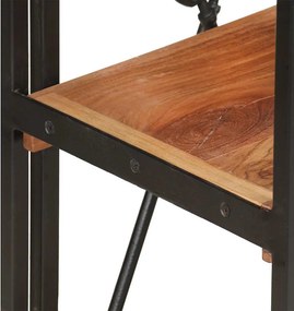 Knihovna se 3 policemi 60 x 30 x 80 cm masivní akáciové dřevo 320613