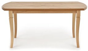 Jídelní rozkládací stůl FREDERIK –⁠ 160x90x74 (+80), dřevo, dub craft