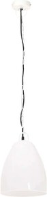 Industriální závěsné svítidlo 25 W bílé kulaté 32 cm E27 320562