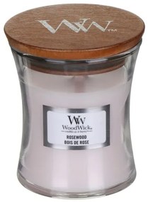 Woodwick svíčka malá Rosewood, 85 g