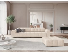 Krémová pohovka 244 cm Chicago – Cosmopolitan Design