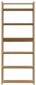 Regál Ludza 80 cm dub přírodní II