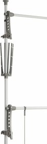 Teleskopický věšák na šaty HERKULEX FLEX, 165-300 x 116-190 x 36 cm, WENKO
