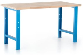 Dílenský stůl Basic, 150 x 80 cm, modrá - ral 5012