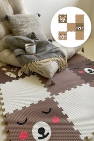 Minideckfloor podlaha 9 dílů - koloušek a méďové 0120