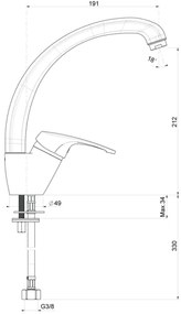 GRANITOVÁ BATERIE BÉŽOVÁ vysoká