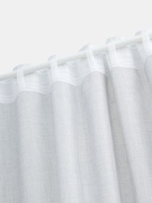 Sinsay - Závěs na řasící pásce s lesklou lurexovou nití - sříbrná