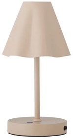 Béžová LED stmívatelná stolní lampa s kovovým stínidlem (výška 28 cm) Lianna – Bloomingville