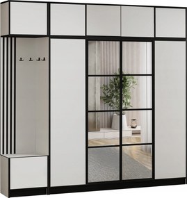 Šatní skříň s nástavcem EDEN 15 bílý
