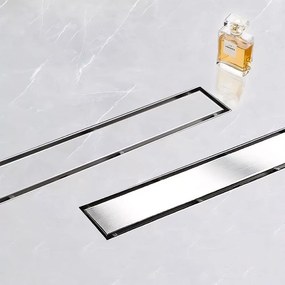 Lineární odtokový žlab Rea Neox 60 cm stříbrný