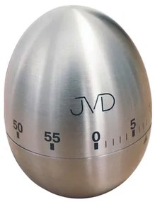 Mechanická kovová minutka JVD DM76 (vajíčko - nerezové)