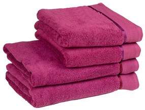 Tegatex Bavlněný ručník / osuška z mikro bavlny- fialová Velikost: 50*90 cm