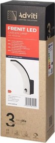 Venkovní svítidlo nástěnné s PIR ORNO FRENIT II AD-OP-6204BLPMR4, IP65, 4000K, 2000lm, černá