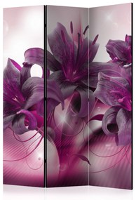 Artgeist Paraván - The Purple Flame [Room Dividers] Velikosti (šířkaxvýška): 135x172