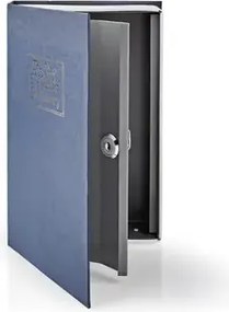 Nedis Trezor modro-stříbrná / Book Safe / Zámek / Vnitřní / Střední /