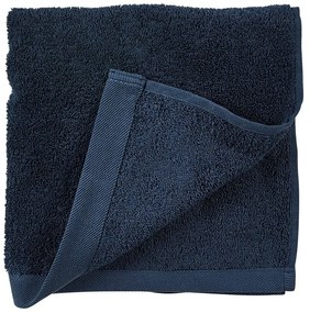 Modrý ručník z froté bavlny Södahl Indigo, 100 x 50 cm