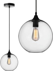 Toolight - Závěsné svítidlo E27 60W APP311-1CP, černá, OSW-00343