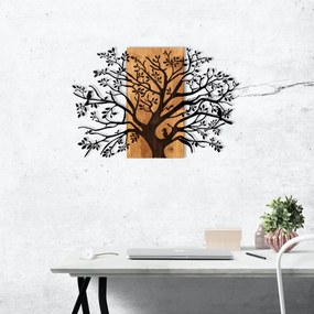 Nástěnná dekorace Agac strom I ořech/černá