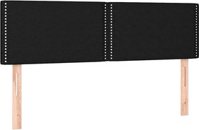 Box spring postel s matrací černá 140 x 190 cm textil 3126719