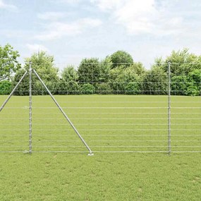 Svařované drátěné ploty s hroty 25 x 1,6 m Pozinkovaná ocel 3351439