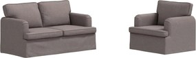 Set pohovek 2 ks Taupe textil 3407520
