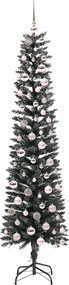 Umělý vánoční stromeček Zelená 210 cm PVC, plast a ocel 3395954