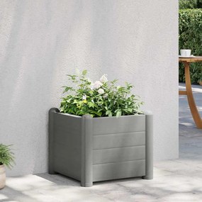 Vyvýšený záhon PP kamenný šedý 43 x 43 x 35 cm 317579