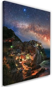 Gario Obraz na plátně Noční město - Rokibul Hasan Rozměry: 40 x 60 cm