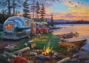 SCHMIDT Puzzle Kempování u jezera / 1000 dílků / od 12 let