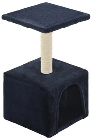 Škrabadlo pro kočky se sisalovými sloupky 55 cm tmavě modré 170541