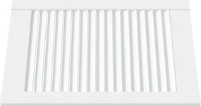 Nábytková dvířka lamelový design 2 ks bílá 61,5x39,4cm borovice 151152