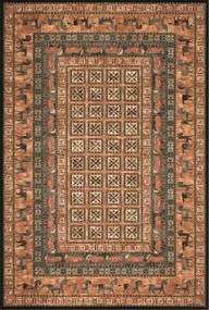 Perský kusový koberec Kashqai 4301/500, hnědý Pazyryk Osta Varianta: 135x200