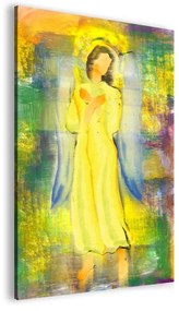 Malvis ® Abstraktní obraz sluneční anděl Velikost (šířka x výška): 100x150 cm