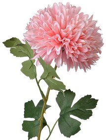 Dekorace umělá květina s růžovým květem - 10*10*54 cm