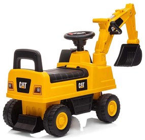 Dětské odrážedlo bagr se zvukem CAT Excavator Milly Mally žlutý