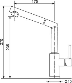 Sinks Mix 350 P chrom lesklý AVMI350PCL