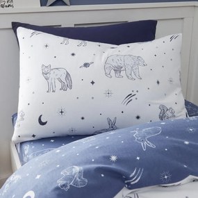 Flanelové dětské povlečení na jednolůžko 135x200 cm Starlight Animals – Bianca