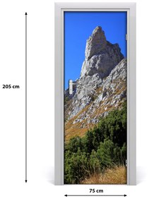 Fototapeta na dveře malý Giewont Tatry 75x205 cm