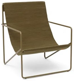 Desert Lounge Chair Olive/Olive Ferm Living