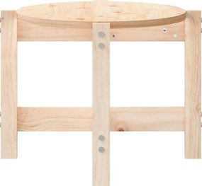 vidaXL Konferenční stolek 87 x 48 x 35 cm masivní borové dřevo [822322] Barva: Černá