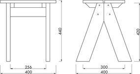 Zelená dřevěná zahradní židle Navo – noo.ma
