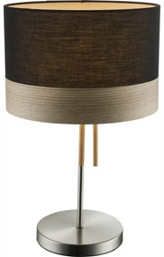 Globo Chipsy 15222T1 Noční stolní lampa matný nikl 1 x E27 max. 60w 47 x 30 x 30 cm