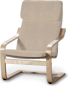 Sedák na křeslo IKEA Poäng barva béžová látka pletený vzor