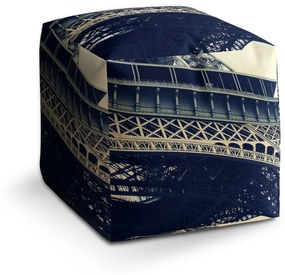 Sablio Taburet Cube Eiffel Tower: 40x40x40 cm