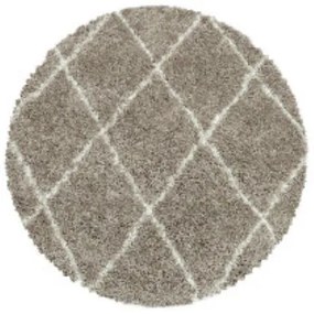 Ayyildiz koberce Kusový koberec Alvor Shaggy 3401 beige kruh ROZMĚR: 80x80 (průměr) kruh
