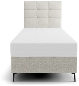 Jednolůžková postel 90 cm Infernus Comfort (světle šedá) (s roštem, s úl. prostorem). 1082353