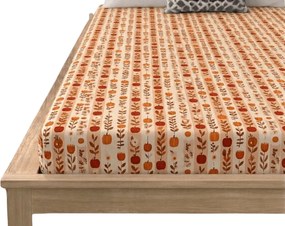 Prostěradlo z mikrovlákna PUMPKIN STRIPES barevné 90x200 cm